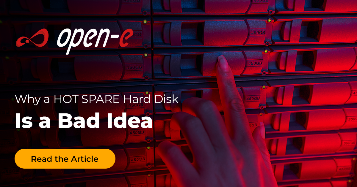 The Hidden Risks of Using Hot Spare Hard Disks in Data Storage