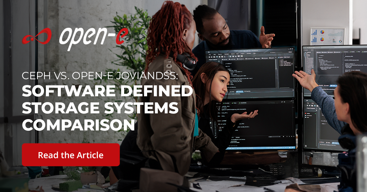 Ceph Data Storage vs Open-E JovianDSS - In Depth Comparison