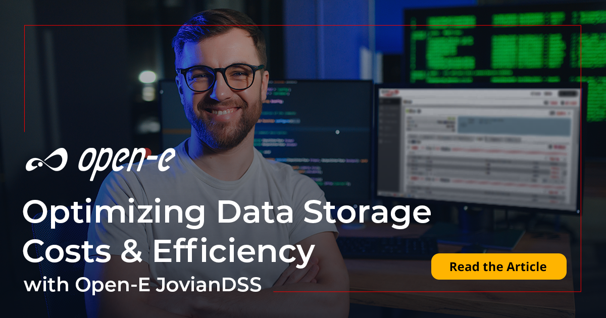Optimize Data Storage With Open E Joviandss