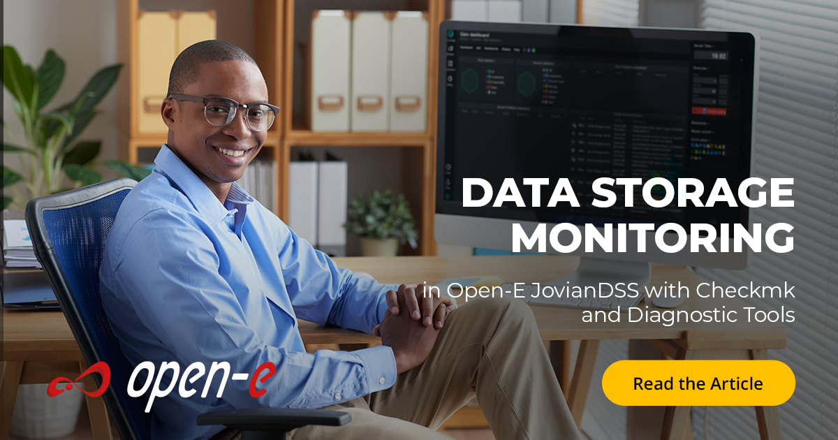 Open E Joviandss Advanced Monitoring With Checkmk And Diagnostics