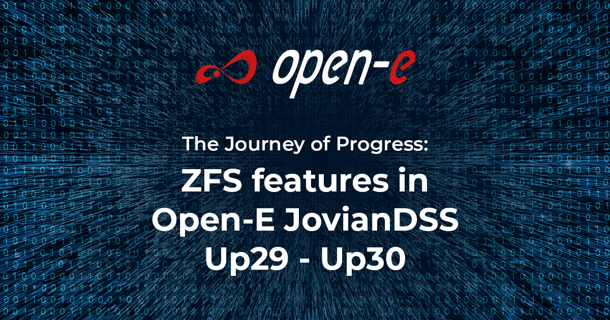 Advancing ZFS Features in Open-E JovianDSS | Open-E Blog