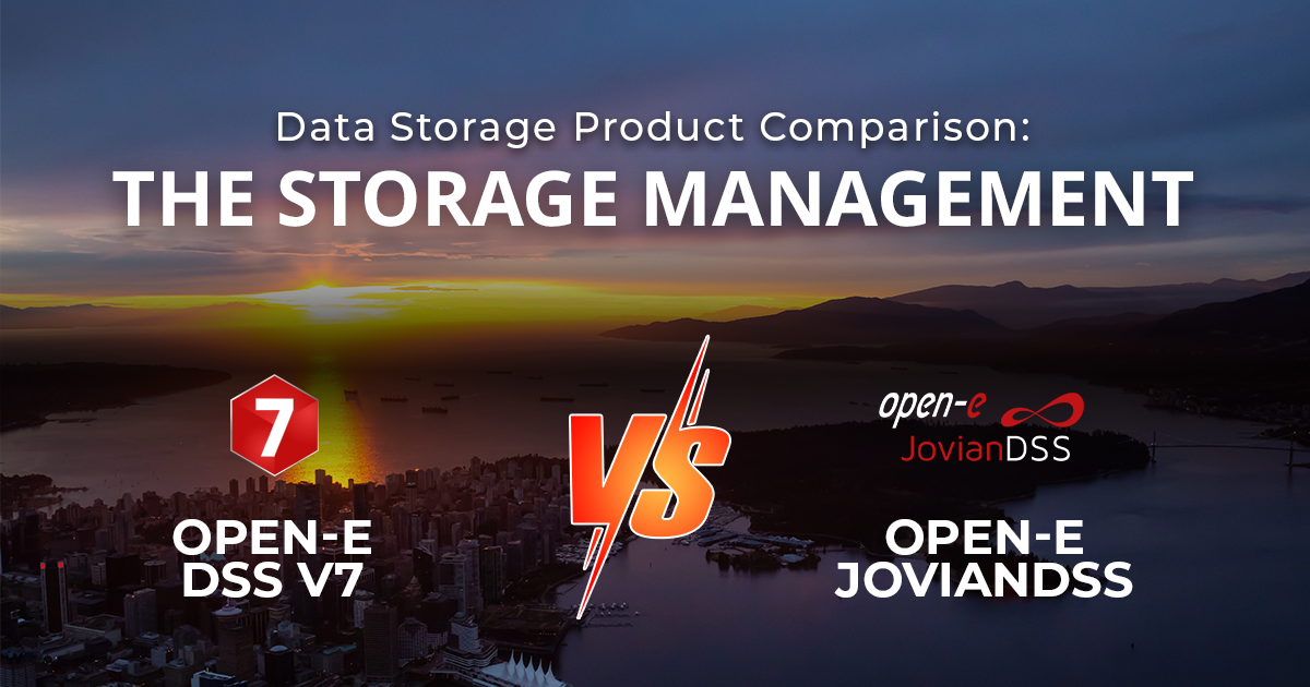 Open-E JovianDSS Data Storage Management | Open-E Blog