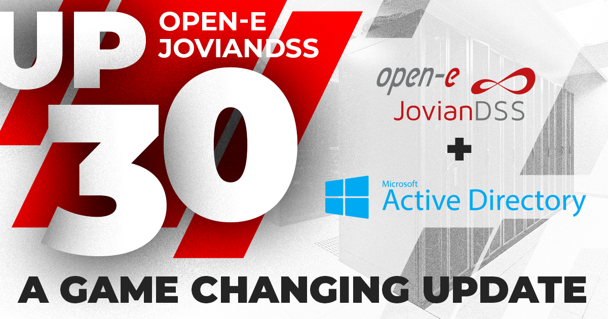 Active Directory Improvements in Open-E JovianDSS Up30