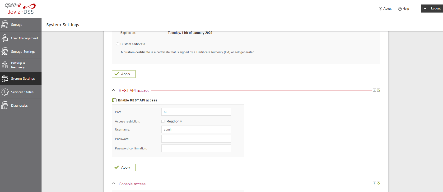 Open-E DSS V7 vs Open-E JovianDSS - The Administration