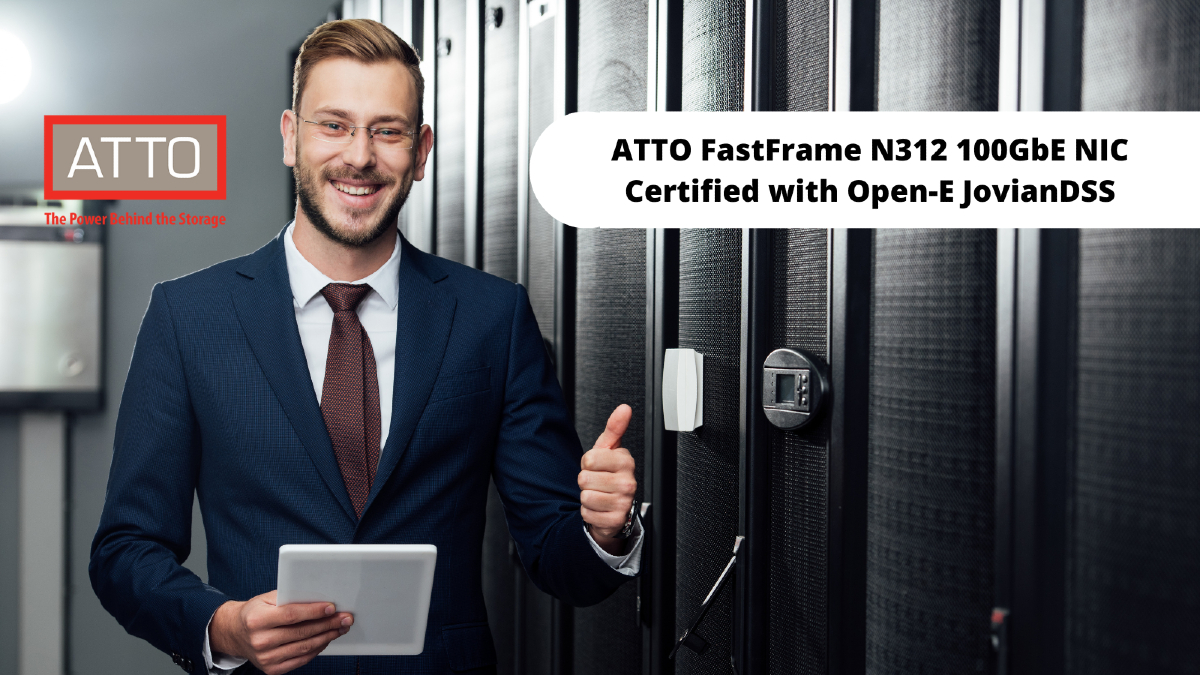 ATTO FastFrame N312 | Hardware Certified with Open-E JovianDSS