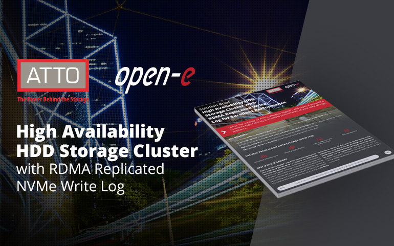 Excellent Performance with Open-E JovianDSS Data Storage Cluster