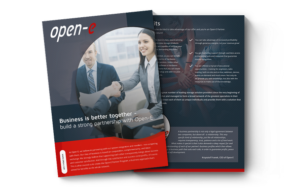 Open-E Partner Program | Join the Global Data Storage Network